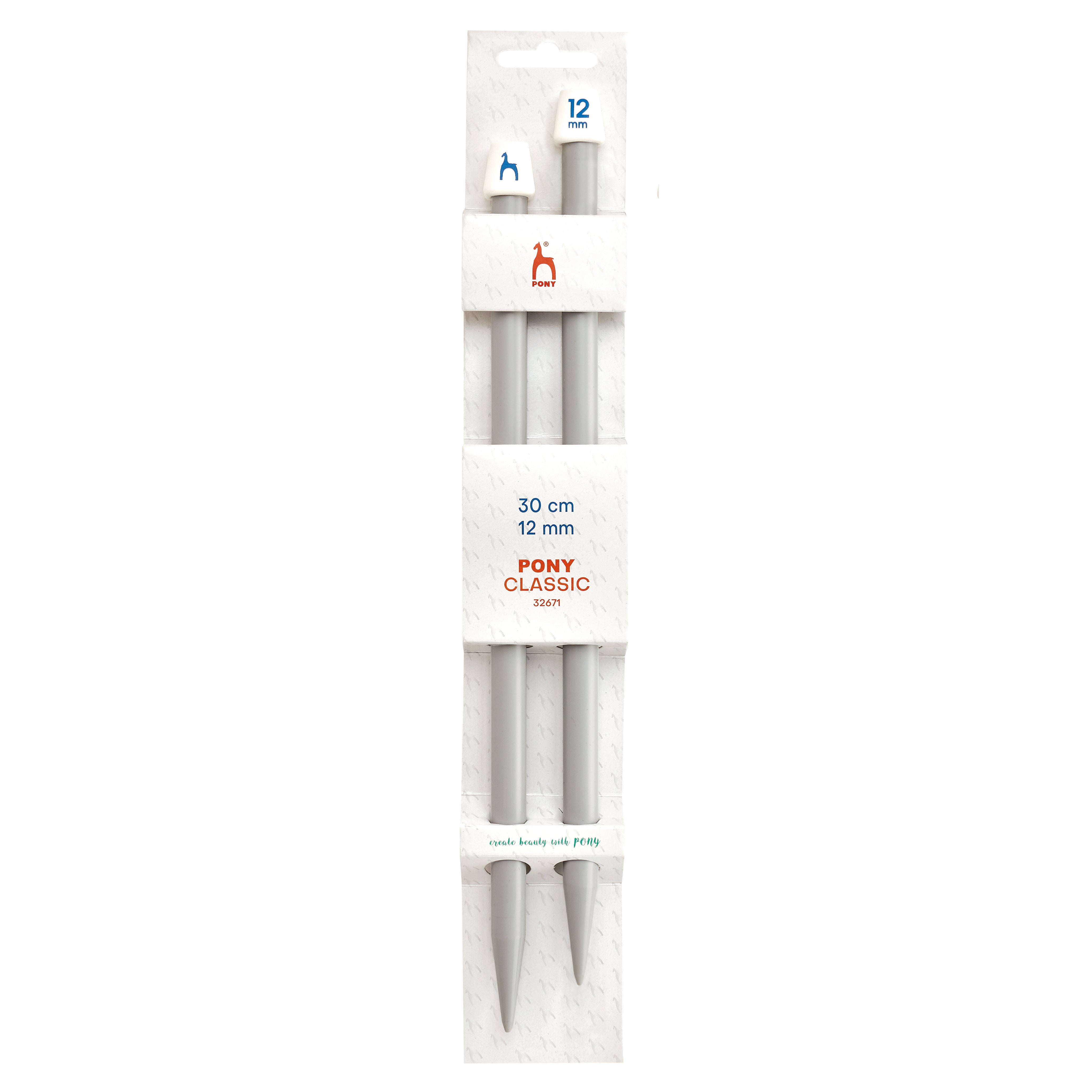 Knitting needles 12mm, 30cm Pony – Figgures est 1904